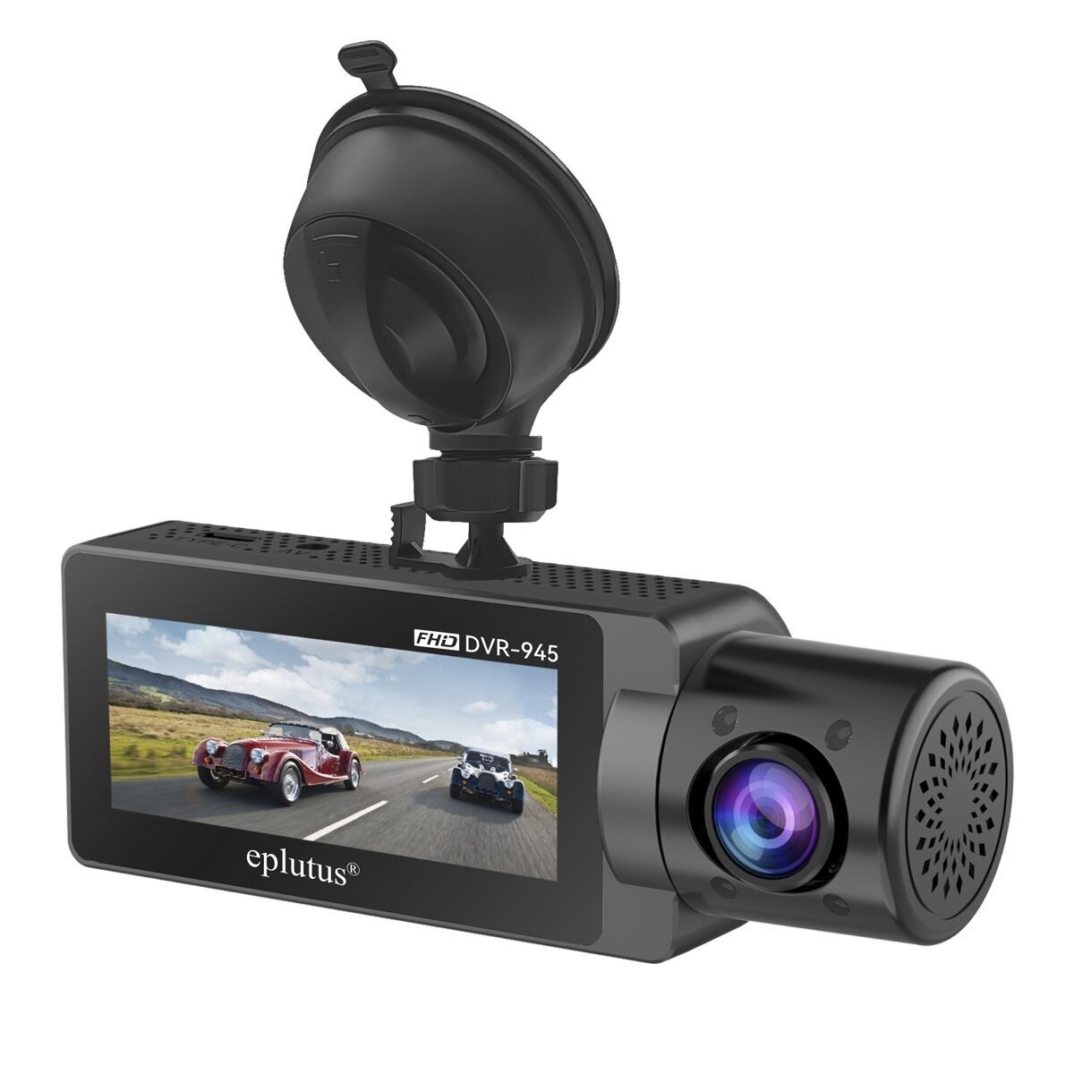 DVR-945 Автомобильный видеорегистратор Eplutus / 3 камеры
